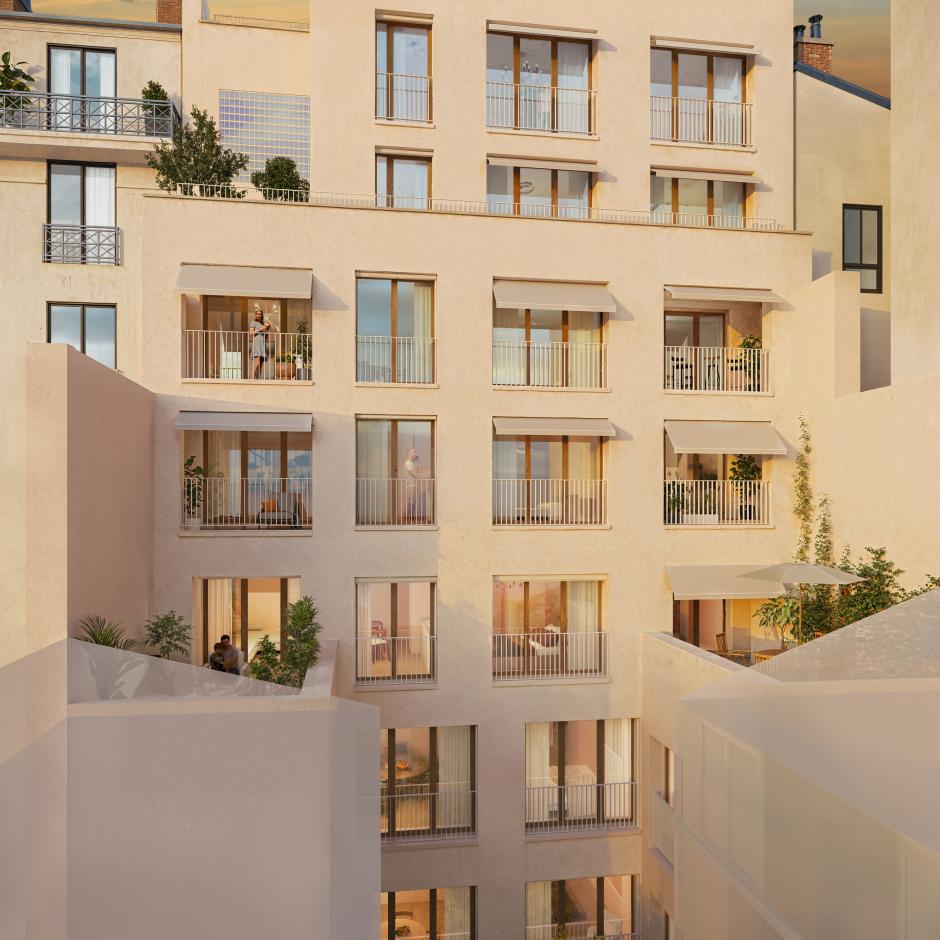 Esprit Montmartre programme neuf à Paris, appartements modernes avec ...